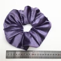 China Oversized Velvet Scrunchies for Women XXL Big Size 20cm Ponytail Holder Soft Hair Ties for sale