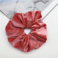 China Oversized Velvet Scrunchies for Women XXL Big Size 20cm Ponytail Holder Soft Hair Ties for sale