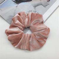 China Oversized Velvet Scrunchies for Women XXL Big Size 20cm Ponytail Holder Soft Hair Ties for sale