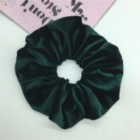 China Oversized Velvet Scrunchies for Women XXL Big Size 20cm Ponytail Holder Soft Hair Ties for sale