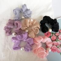 China Wholesale Custom Organza Silk Hair Ties for Curly Hair Sleeping 11cm 7g for sale