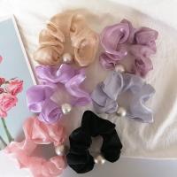 China Wholesale Custom Organza Silk Hair Ties for Curly Hair Sleeping 11cm 7g for sale