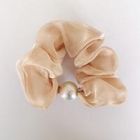 China Wholesale Custom Organza Silk Hair Ties for Curly Hair Sleeping 11cm 7g for sale