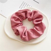 China PU Leather Hair Rope Ties Multicolor Hair Scrunchies 10mm Width for Girls Hair Accessories for sale