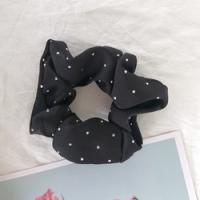 China Wholesale Satin Hair Scrunchies Imitated Silk Shine Rhinestone 10cm 8.5g for sale