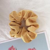 China Wholesale Satin Hair Scrunchies Imitated Silk Shine Rhinestone 10cm 8.5g for sale
