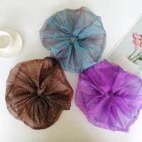 China Wholesale Custom Fabric Hair Scrunchies 26cm Large Organza Hair Ties for Women Girls for sale