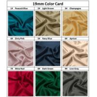 China 100% Pure Mulberry Silk Hair Scrunchies 19cm Oversized Elastic Hair Ties for Women for sale