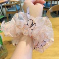 China Wholesale Large Hair Scrunchies 16cm Fabric Hair Bands for Girls Non-Slip Elastic Scrunchie for sale