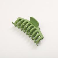 China Acrylic Hair Claw Clamps Hollow Geometric Design 30g Lightweight Plastic Hairpin for Women for sale