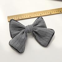 China Fabric Hair Clip 20cm Handmade Bow Hairpin for Girls Daily Decoration OEM ODM for sale