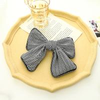 China Fabric Hair Clip 20cm Handmade Bow Hairpin for Girls Daily Decoration OEM ODM for sale