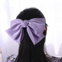 China Korean Bowknot Headband for Baby Girls Elastic Satin Hair Accessory 22cmx17cm for sale