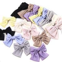 China Korean Bowknot Headband for Baby Girls Elastic Satin Hair Accessory 22cmx17cm for sale