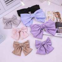 China Korean Bowknot Headband for Baby Girls Elastic Satin Hair Accessory 22cmx17cm for sale