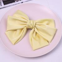China Korean Bowknot Headband for Baby Girls Elastic Satin Hair Accessory 22cmx17cm for sale