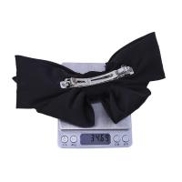China Korean Bowknot Headband for Baby Girls Elastic Satin Hair Accessory 22cmx17cm for sale