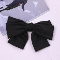 China Korean Bowknot Headband for Baby Girls Elastic Satin Hair Accessory 22cmx17cm for sale