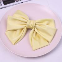 China Korean Bowknot Headband for Baby Girls Elastic Satin Hair Accessory 22cmx17cm for sale