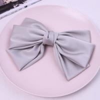 China Korean Bowknot Headband for Baby Girls Elastic Satin Hair Accessory 22cmx17cm for sale