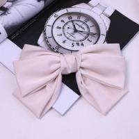 China Korean Bowknot Headband for Baby Girls Elastic Satin Hair Accessory 22cmx17cm for sale