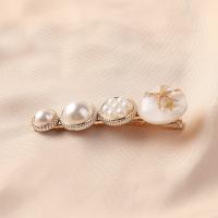 China Pearl Geometric Hair Clip Set Alloy Metal Hair Pins for Women Girls Daily Wear 4pcs for sale
