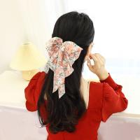 China Korean Decorative Butterfly Flower Pearl Hair Clip Alloy Pop Open 15cm x 22cm for sale