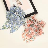 China Korean Decorative Butterfly Flower Pearl Hair Clip Alloy Pop Open 15cm x 22cm for sale