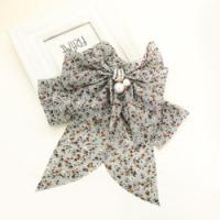 China Korean Decorative Butterfly Flower Pearl Hair Clip Alloy Pop Open 15cm x 22cm for sale