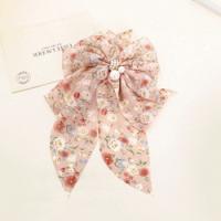 China Korean Decorative Butterfly Flower Pearl Hair Clip Alloy Pop Open 15cm x 22cm for sale