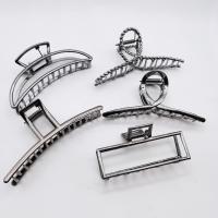 China Alloy Metal Claw Hair Clip 11.5cm for Thick Hair Gold Silver Gun Black for sale