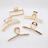 China Alloy Metal Claw Hair Clip 11.5cm for Thick Hair Gold Silver Gun Black for sale