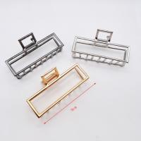China Alloy Metal Claw Hair Clip 11.5cm for Thick Hair Gold Silver Gun Black for sale