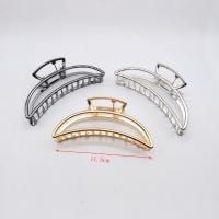 China Alloy Metal Claw Hair Clip 11.5cm for Thick Hair Gold Silver Gun Black for sale
