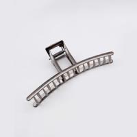 China Alloy Metal Claw Hair Clip 11.5cm for Thick Hair Gold Silver Gun Black for sale