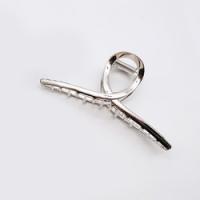 China Alloy Metal Claw Hair Clip 11.5cm for Thick Hair Gold Silver Gun Black for sale