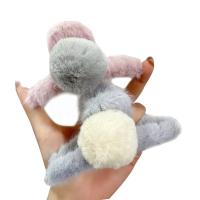China Fluffy Faux Fur Large Hair Claw Clip for Thick Hair 60 Pcs MOQ Handmade Acrylic for sale