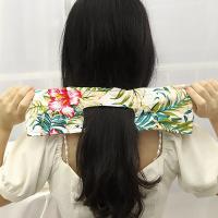 China Adjustable Non Slip Hair Bun Maker 33x10cm Soft Fabric Magic Hair Curler for Women for sale