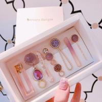 China Vintage Pearl Hair Clip Pins Set 6 Colors Resin Metal Alloy Hair Accessories Gift for Women Girls for sale