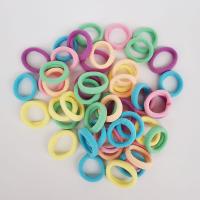 China Wholesale Nylon Hair Ties 50 Pcs Per Set 3cm Towel Elastic Baby Hair Bands for Girls for sale