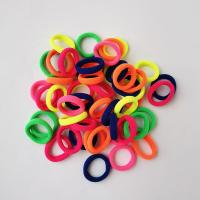 China Wholesale Nylon Hair Ties 50 Pcs Per Set 3cm Towel Elastic Baby Hair Bands for Girls for sale