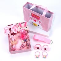 China Kids Hair Ties Elastic Rubber Bands Cartoon Hair Accessories for Girls 6 Month Old Curly Hair 17.5cm for sale