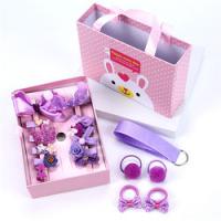 China Kids Hair Ties Elastic Rubber Bands Cartoon Hair Accessories for Girls 6 Month Old Curly Hair 17.5cm for sale