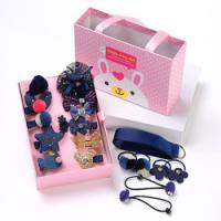 China Kids Hair Ties Elastic Rubber Bands Cartoon Hair Accessories for Girls 6 Month Old Curly Hair 17.5cm for sale