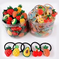 China Childrens Animal Bear Elastic Scrunchie Hairband 8.5x8.5x6.5cm Color Hair Ties for Girls for sale