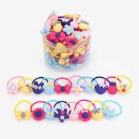 China Childrens Animal Bear Elastic Scrunchie Hairband 8.5x8.5x6.5cm Color Hair Ties for Girls for sale