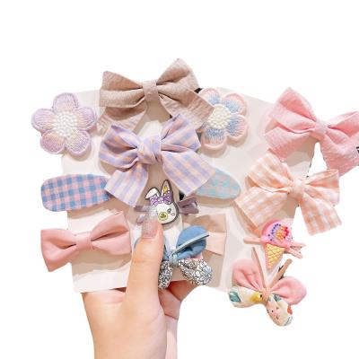 China Wholesale Fabric Hair Clip Bow for Girls 0.03kg Cute Princess Sweet Baby Hair Accessories for sale