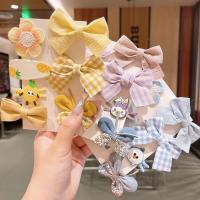 China Wholesale Fabric Hair Clip Bow for Girls 0.03kg Cute Princess Sweet Baby Hair Accessories for sale