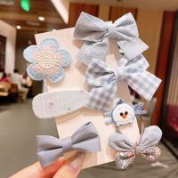China Wholesale Fabric Hair Clip Bow for Girls 0.03kg Cute Princess Sweet Baby Hair Accessories for sale