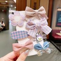 China Wholesale Fabric Hair Clip Bow for Girls 0.03kg Cute Princess Sweet Baby Hair Accessories for sale